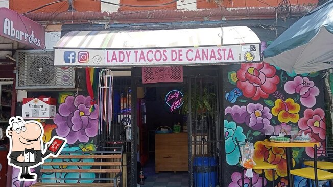 Menu at Lady tacos de canasta restaurant, Mexico
