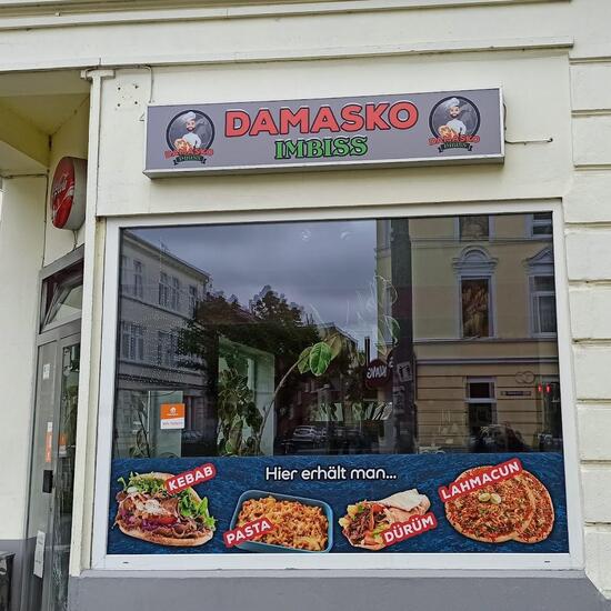 Menu at DAMASKO Imbiss, Wilhelmshaven