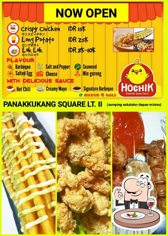 Menu at HOCHIK restaurant, Makassar, Mall Panakkukang Square Lt. II SF-14