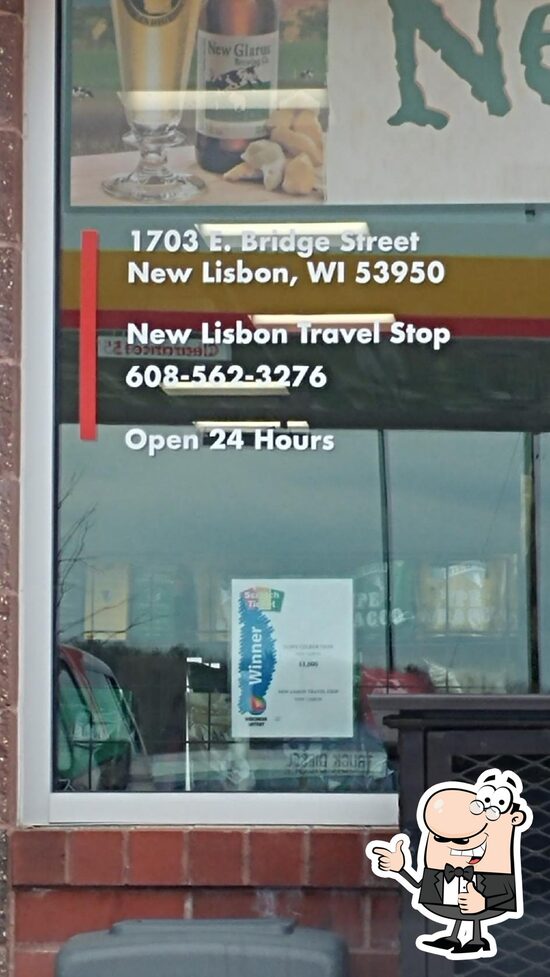 Menu at Shell, New Lisbon