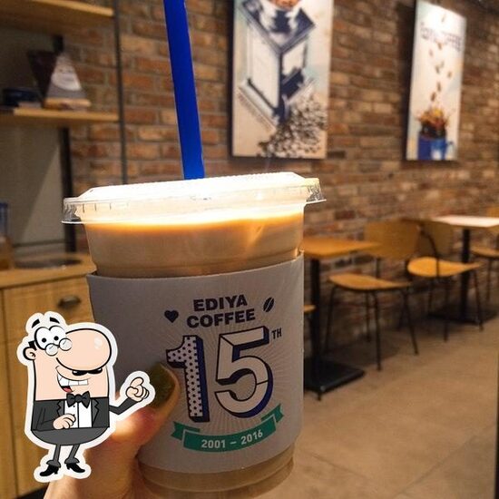 Menu at Ediya Coffee cafe, Seoul, 11-4 Sincheon-dong