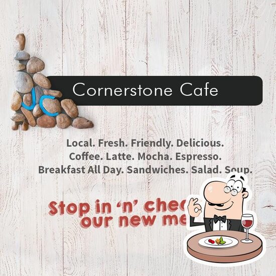 Menu at Cornerstone Cafe, Berthoud