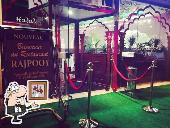 Menu at Rajpoot restaurant, Nanterre