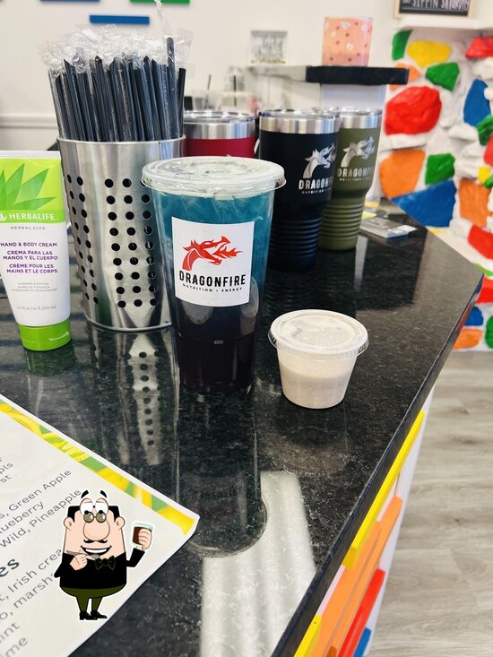 Menu at Dragonfire Nutrition + Energy restaurant, Collierville