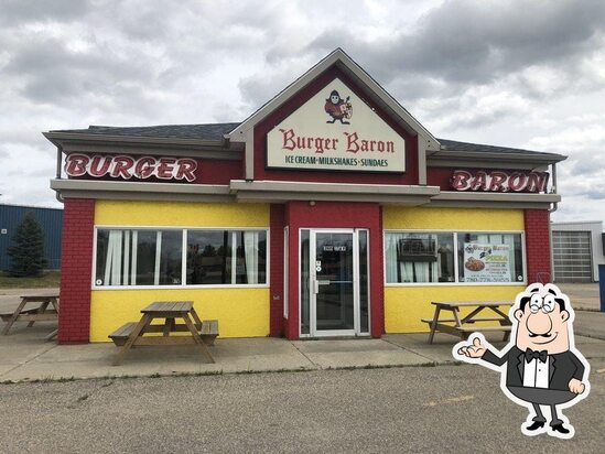 Menu at Burger Baron, Whitecourt