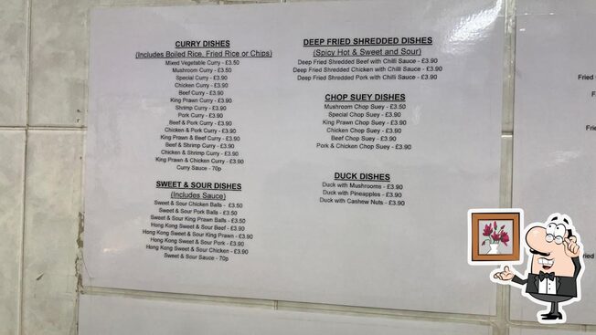 Kam Too, Portsmouth - Restaurant menu, prices and reviews