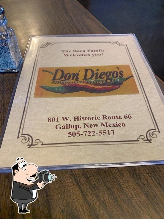 Menu at Don Diego's Restaurant & Lounge, Gallup