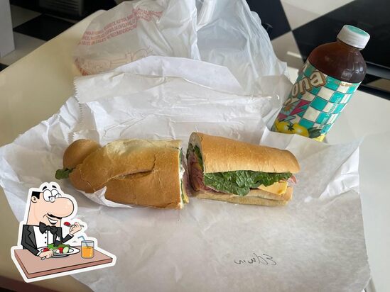 Menu at Manzo's Italian Deli restaurant, West Palm Beach