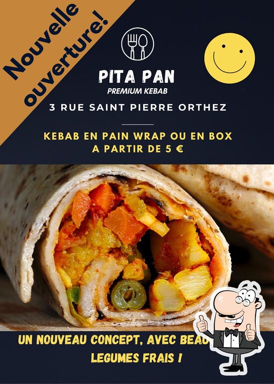 Menu at Pita Pan, Orthez