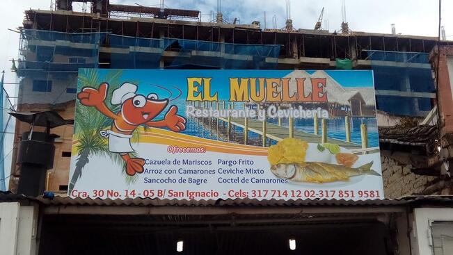 Carta de El Muelle Restaurante y Cevichería, Pasto