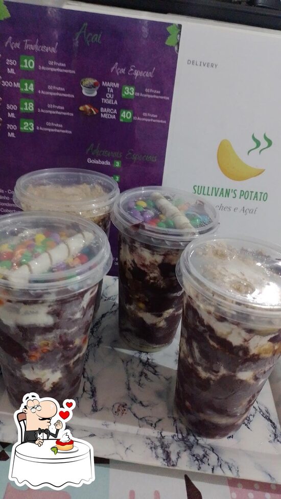 Menu at Purple Açaí restaurant, Campo Grande