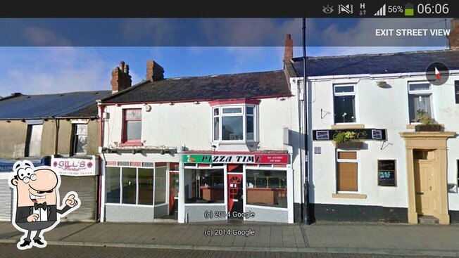Menu at Pizza time, Willington, high street