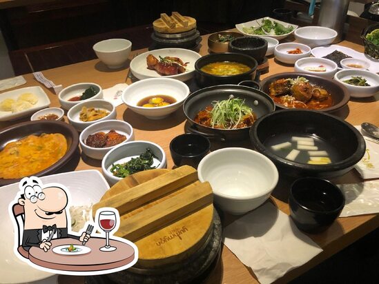 Menu at Gangdong Bansang restaurant, Seoul