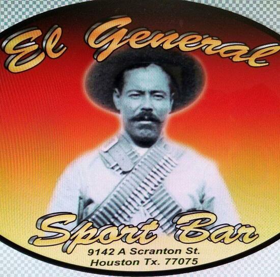 Menu at El General restaurant, Houston
