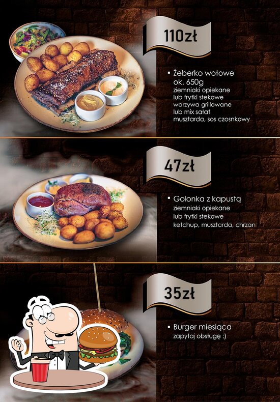 Menu at Knajpa pub & bar, Maków Podhalański
