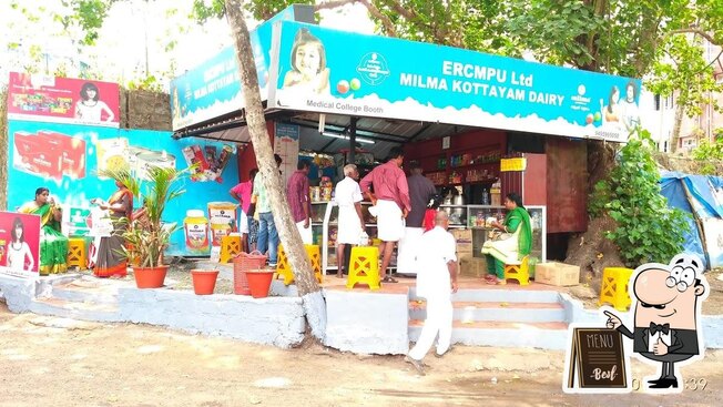 Menu at Milma Parlour, Kottayam, Arpookara