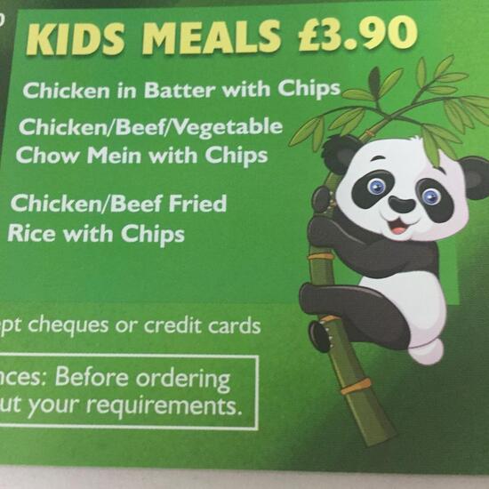 Menu at Good Taste Chinese Takeaway fast food, Sunderland