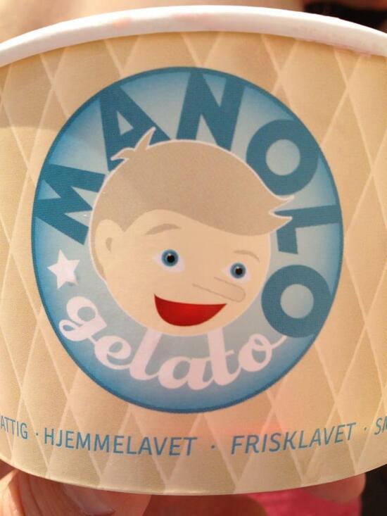Menu at Manolo Gelato, Copenhagen, Istedgade 105