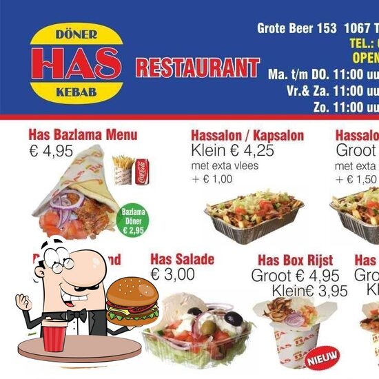 Has doner kebab, Rotterdam, grote beer 153