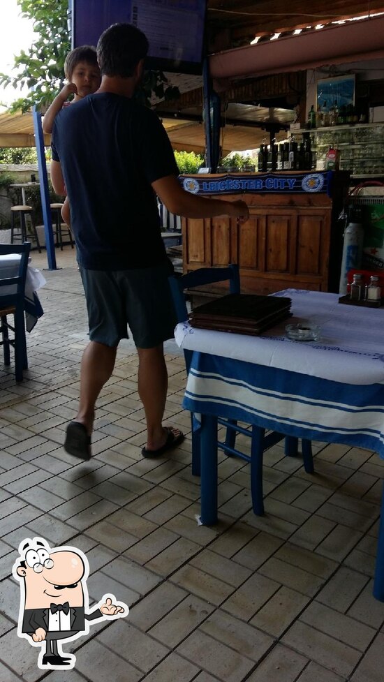 Menu at Captain Nicos, Troulos