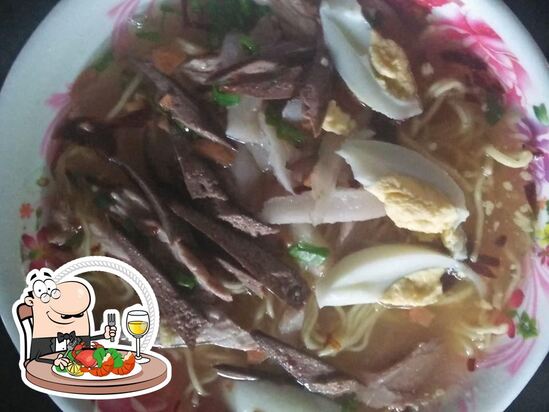 Menu at King's Batchoyan restaurant, Roxas City