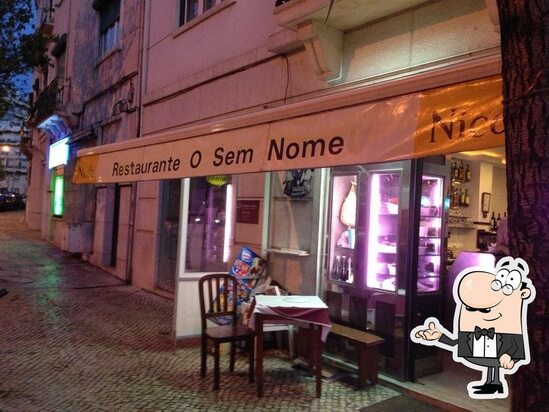 Menu at O Sem Nome restaurant, Lisbon