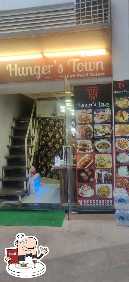 Menu at Hunger' S Town, Gurugram