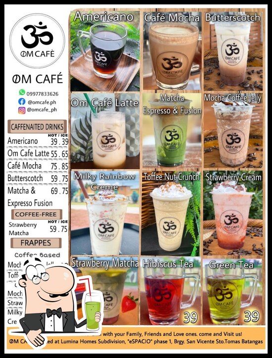 Om Cafe and Resto Bar, Santo Tomas - Restaurant menu, prices and reviews