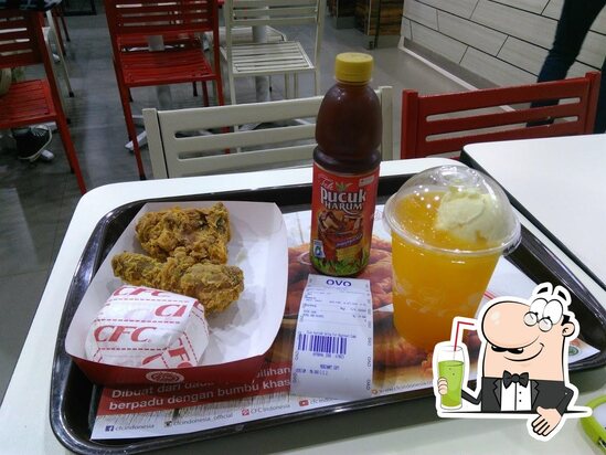 Menu at CFC restaurant, Cilegon