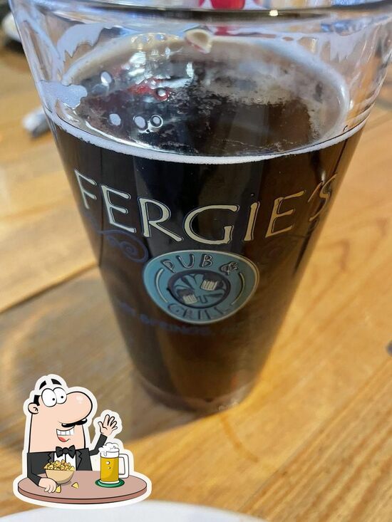 Carta de Fergie's Pub, Hot Springs