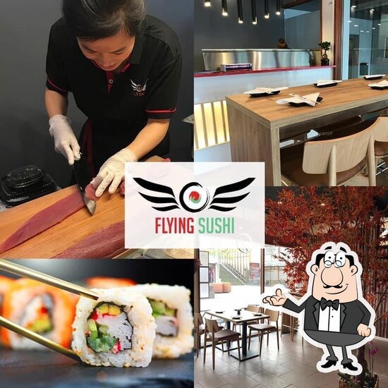 Menu at Flying Sushi restaurant, Albertslund