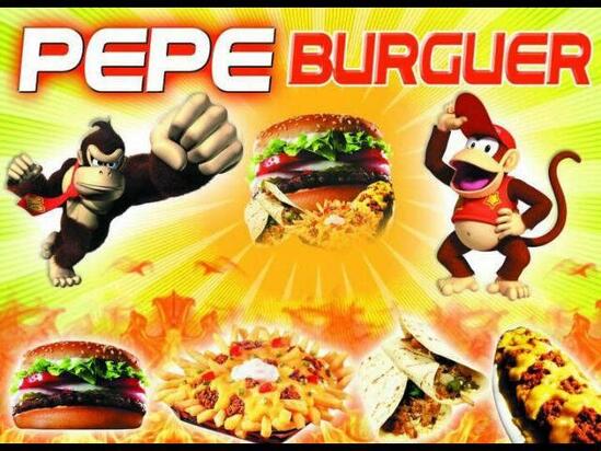 Menu at Pepe Burger restaurant, Santo Domingo