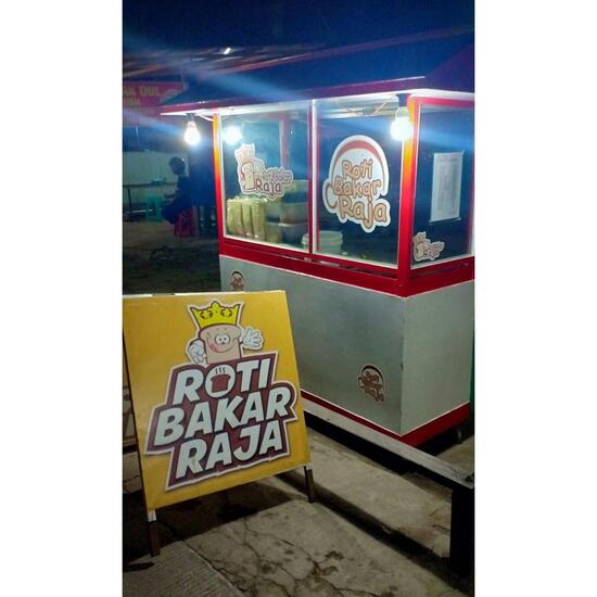 Menu at Roti Bakar Raja restaurant, Tenggarong