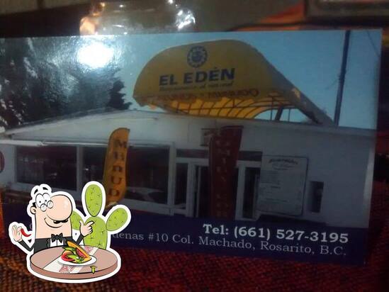 Carta de Restaurante EL EDÉN, Rosarito