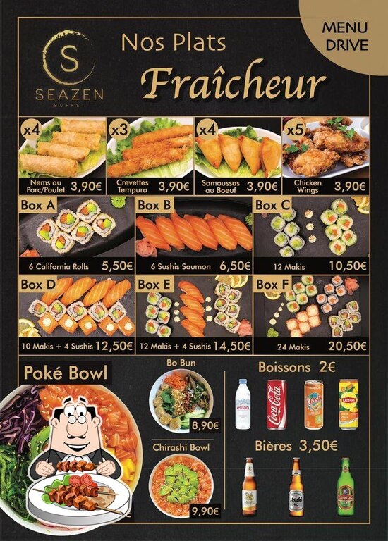 Seazen Buffet restaurant, Thoiry - Menu du restaurant et commentaires