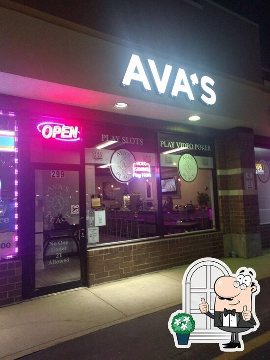 Menu at Ava's Place cafe, Streamwood