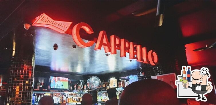 Menu at Capellos pub & bar, Cape Town
