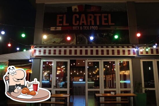 Menu at El Cartel restaurant, Valeria del Mar