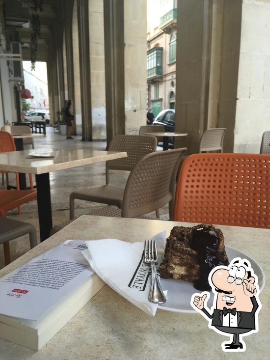 Menu at Cafe Royale, Valletta