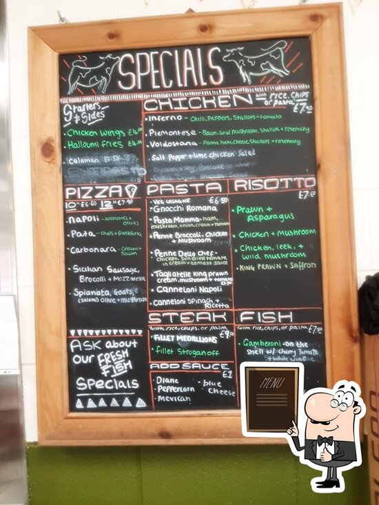 Menu at Auction Eats cafe, Garstang, Garstang Rd