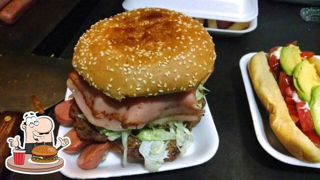 Menu at Mr. Tony Burger restaurant, Aguascalientes