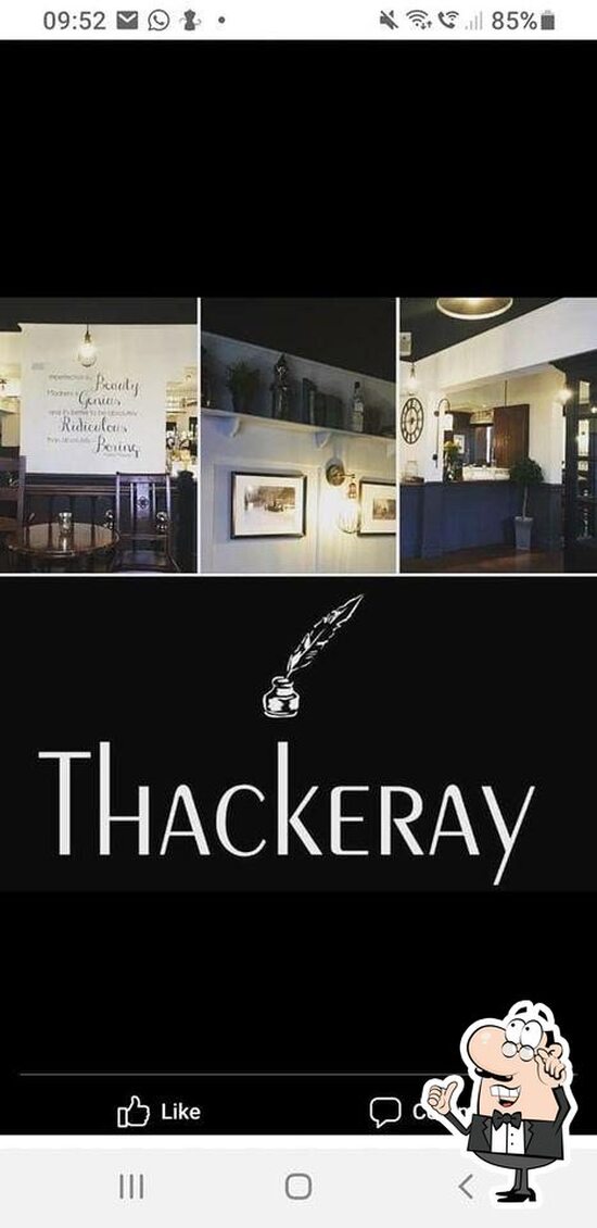 The Thackeray, Cardiff - Restaurant menu, prices and reviews