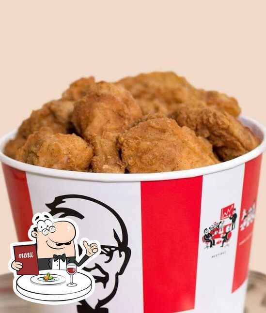 Menu at KFC fast food, Fort Worth, Altamesa Blvd