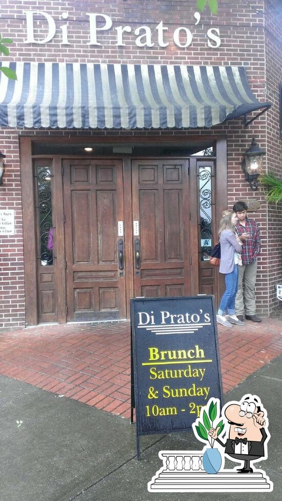 Menu at DiPrato's restaurant, Columbia
