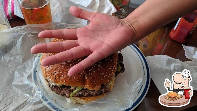 Super Hamburgesas restaurant, Mexico City, San Rafael Atlixco 2264 ...