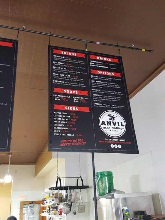 Anvil Meat Market And Deli in Cedar Rapids - Restaurant menu and reviews