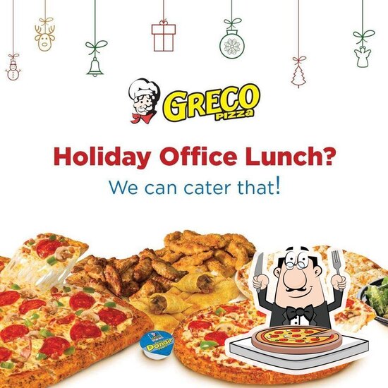 Menu at Greco Pizza pizzeria, Grand Falls