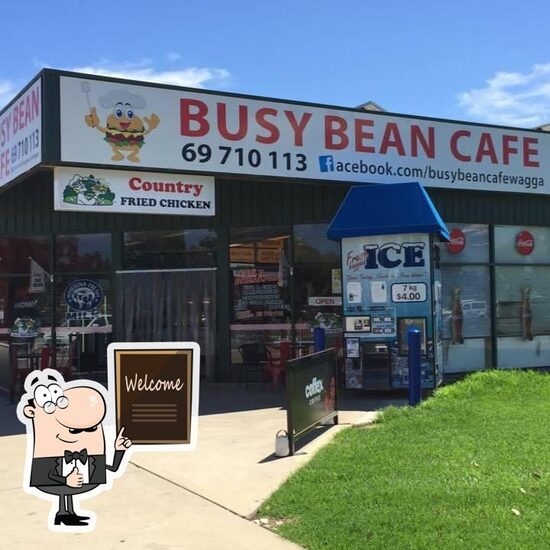 Menu at Busy Bean Cafe, East Wagga Wagga