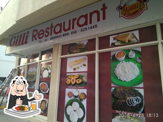 Menu at Gilli Restaurant, Dubai
