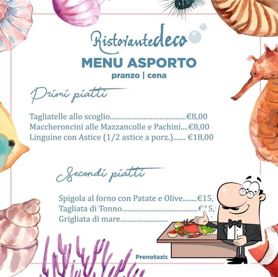 Menu at Ristorante Deco, Perugia
